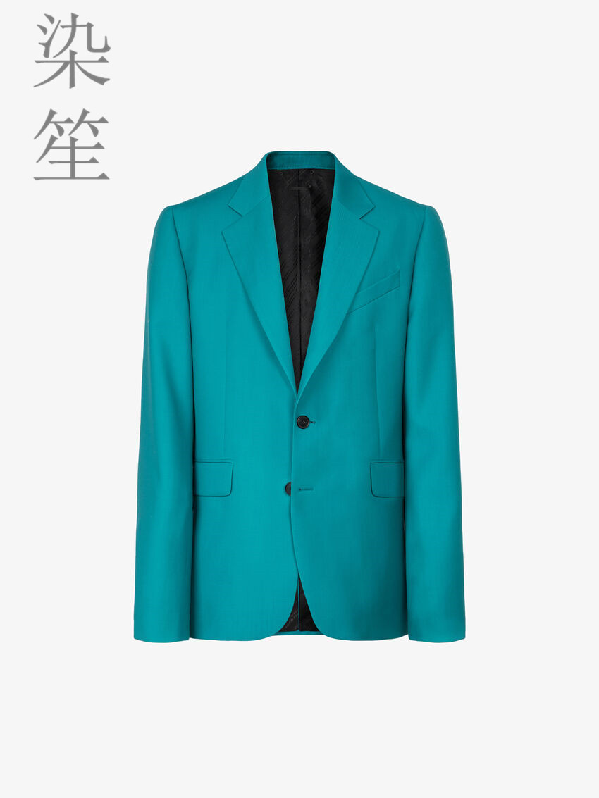 春秋商务正装西服男士西装夹克定制羊毛金属扣帅气男免烫面料定做