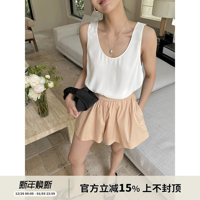 高腰时髦经典版型休闲短裤多色