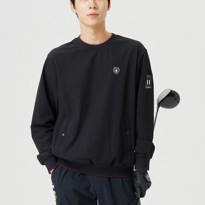 韩国正品代购GOLDENBEAR高尔夫球服25男宽松运动圆领套头长袖T恤