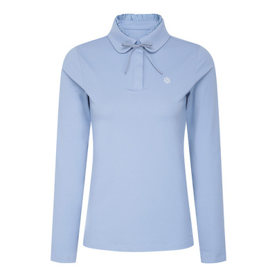 韩国代购STANDREWS高尔夫球服26年女士春季运动时尚蝴蝶结长袖T恤