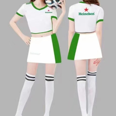 喜力啤酒促销服定做促销员工作服酒水妹工装青岛啤酒销售员工装