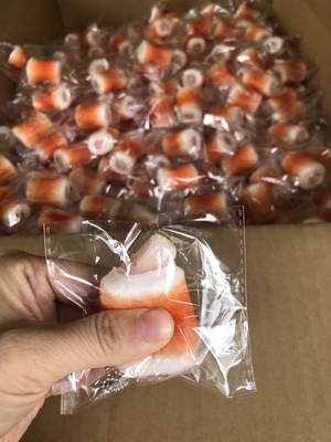 仿真礼物减压玩具挤压软胶萌宠桌面鱼竹轮挤挤乐（消耗品慎拍）