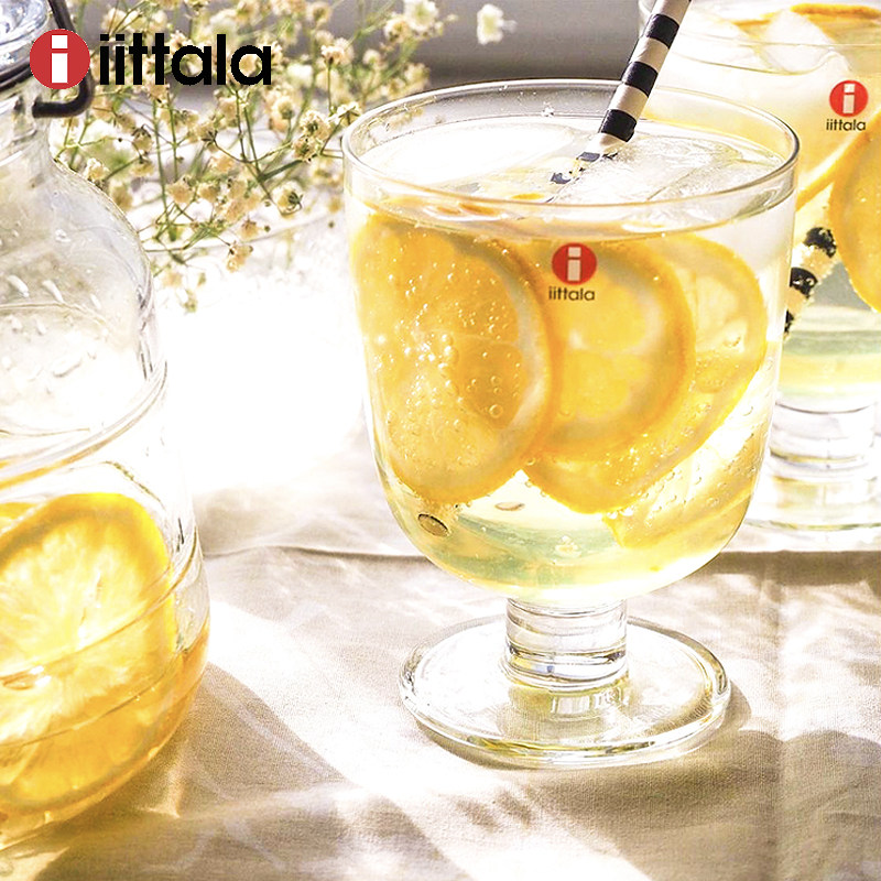 芬兰进口iittala伊塔拉玻璃杯兰佩果汁杯高脚杯红酒杯水杯女夏季_虎窝淘