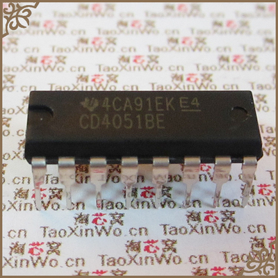 CD4051BE CD4051 优势现货 TI 逻辑门IC 原装正品芯片