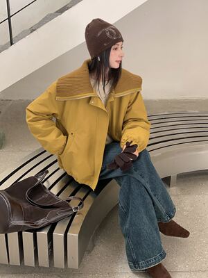 轩轩魅丽依族27-9715大码女装90白鸭绒冲锋衣百搭显瘦外套女