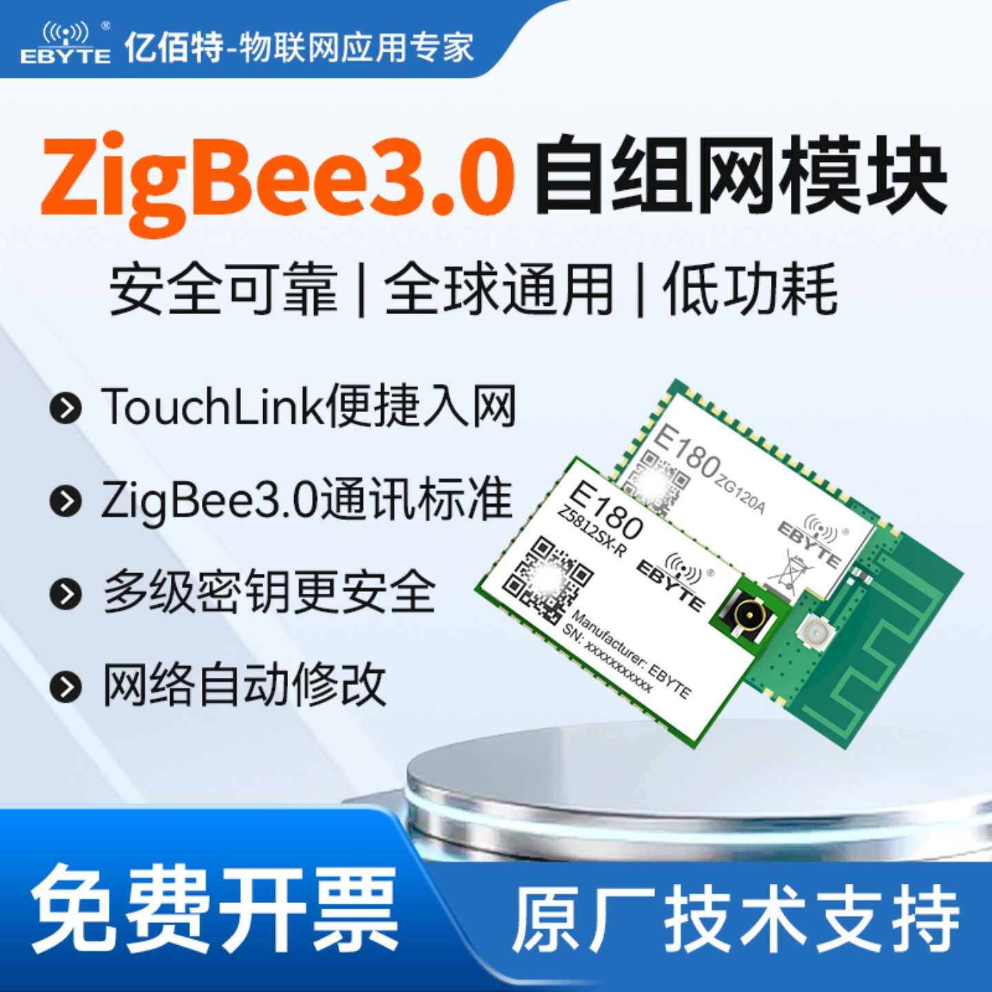 ZigBee模块2.4G无线串口通讯Mesh组网物联网模组低功耗透传工业级