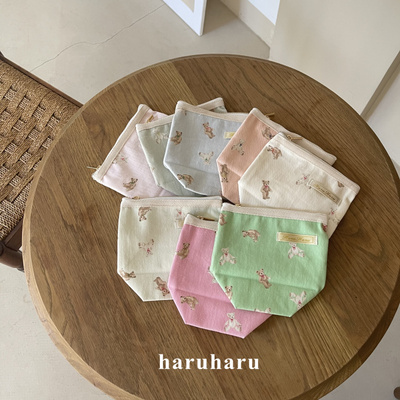 韩国印花收纳袋小熊图案