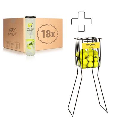 代购Racket Roots网球恒定球质耐用便捷运输易操作黄色18x4er