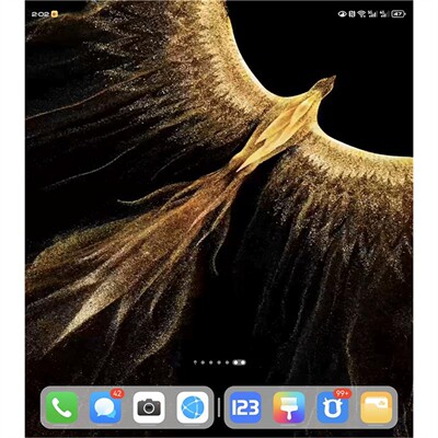 华为mateX5主题凤凰主题适配x5x3x2折叠飞循环凤凰主题鸿蒙4.2