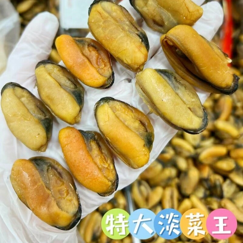 生晒淡干 100头大号海虹干货 无沙淡菜 青口贝 贻贝 海鲜煮粥煲汤