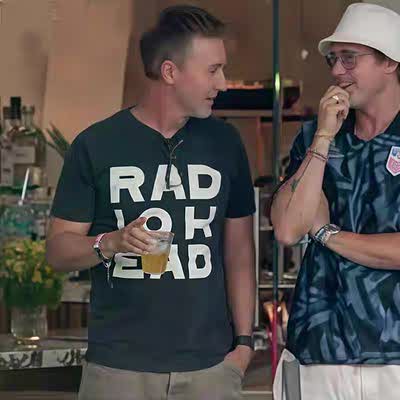RAD IOH EAD The Invite 诺顿皮特观赛同款字母短袖T恤纯棉半袖潮