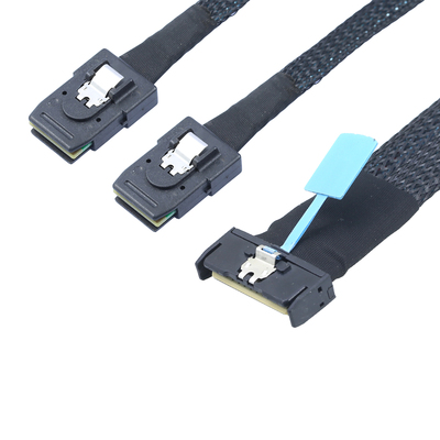 MCIO8X转2口SFF-8087转接线