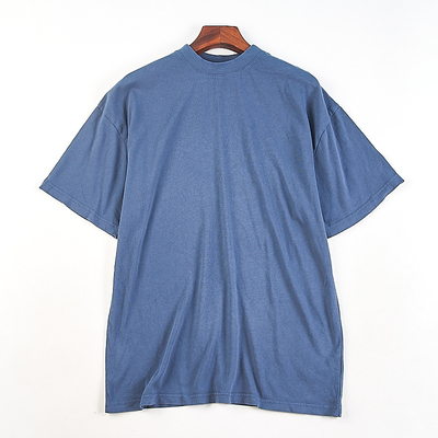 夏季纯色宽松大码显瘦五分袖上衣