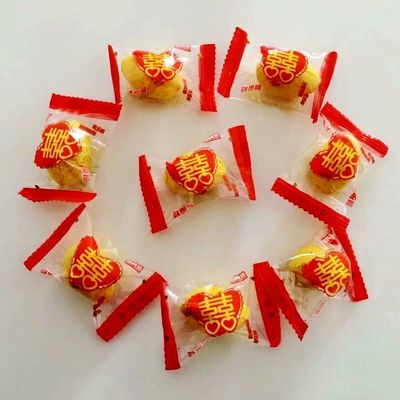 结婚喜榄独立包装黄橄榄干500g零食蜜饯婚糖双喜榄糖果散装零食