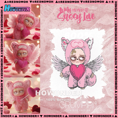 失眠暴走娃拽拽的爱毛绒挂件盲盒