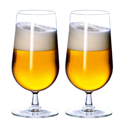 丹麦rosendahl无铅玻璃啤酒对杯