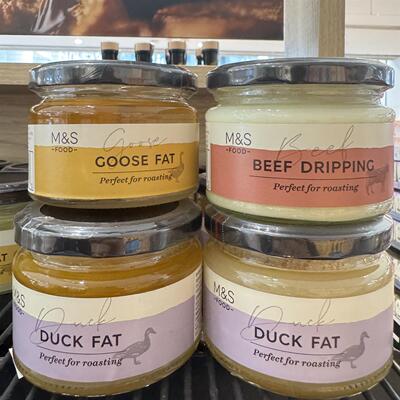 英国马莎M&S鸭鹅油牛肉汁Duck fat goose Beef Dripping香港