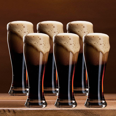 6支/土耳其进口小麦啤酒杯玻璃瓦伦丁酒杯酒吧小麦比尔森杯套装