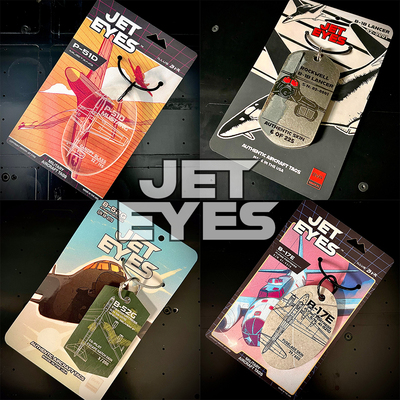 美国JETEYES战斗机B17 P51D U2 F15轰炸飞机蒙皮钥匙扣行李牌挂件