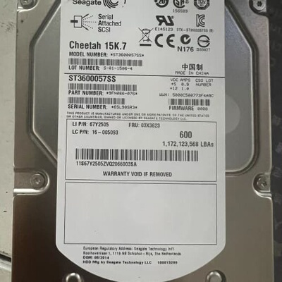 议价原装拆机 希捷ST3600057SS 600G SAS 15