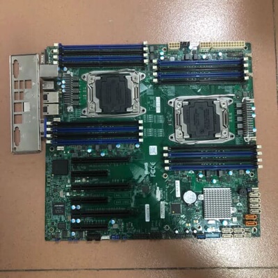 议价（现货1片）出超微X10DRi双路服务器主板，超微x99主板