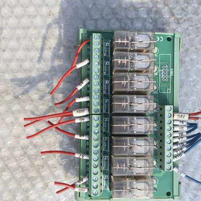 议价8路交流继电器模组PLC驱动放大板输出板TKGZR-1E-K