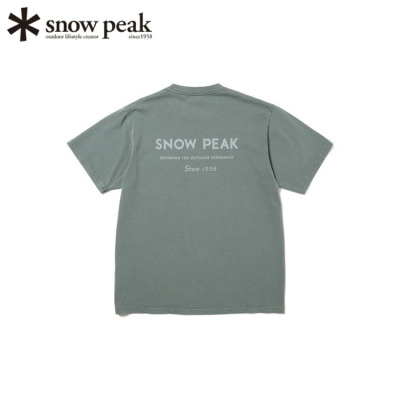 日本snowpeak雪峰短袖T恤Logo