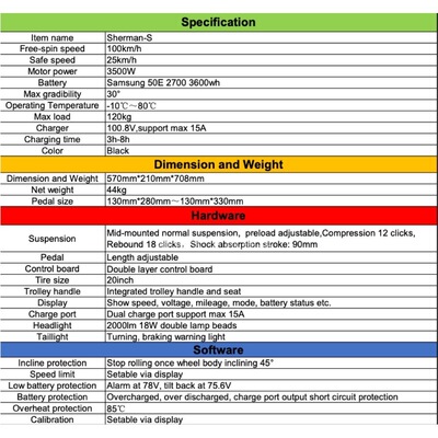 Leaperkim老鸟电动独轮车谢尔曼S 谢尔曼L50S18寸车硬派高续航