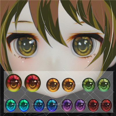 bjd娃娃眼睛软妹渐变蓝紫眼珠