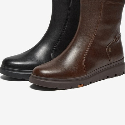 BATA/拔佳软底通勤厚底短筒女靴