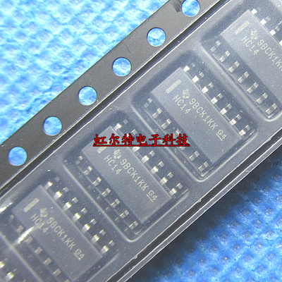 贴片逻辑IC HC14 SN74HC14DR 74HC14 SOP-14 施密特触发 进口原装