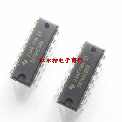 直插芯片IC SN74HC08N SN74HC00N 74HC08 74HC00 DIP14 原装全新