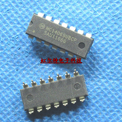 逻辑芯片 MC14069UBCP MC14069 DIP14 直插 进口原装