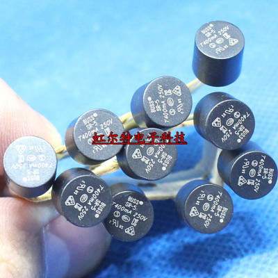 10只圆柱形保险丝 T400MA 0.4A 250V 慢熔 圆形保险管 电源液晶用
