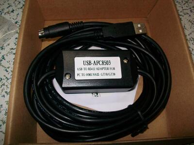 USB-AFC8503,GT01/GT10/GT11/GT21/GT30,触摸屏编程线,WIN7XP
