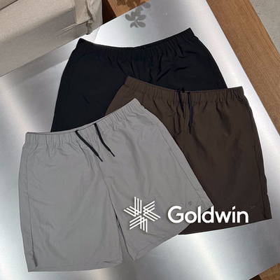 Goldwin官方授权26SS 三色松紧腰系绳简约轻薄休闲短裤 GL75185