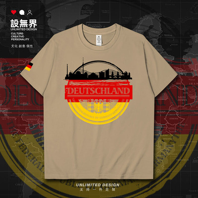 德国Deutschland国家建筑短袖T恤