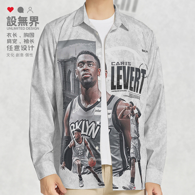 篮球球星卡里斯勒弗特骑长袖衬衫