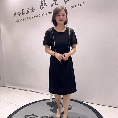 女权贵族时尚2026夏装裙3685连衣裙加肥加大码女装减龄显瘦气质裙