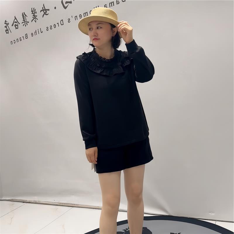 女权贵族时尚大码女装2026初秋打底6127长袖衫200斤显瘦气质衫T恤