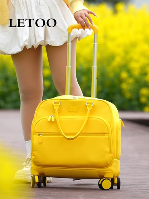 LETOO行李箱18寸小型登机新款短途便携出差旅行手提超轻便拉杆包