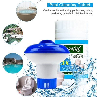Swimming Pool Floater Dispenser And Chlorine Bromine Chemica