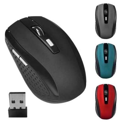 2.4GHz Wireless Computer Mouse Optical 6 Buttons USB Receiv