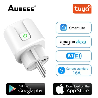 AUBESS EU Plug 20A WIFI Bluetooth Wireless Remote Socket