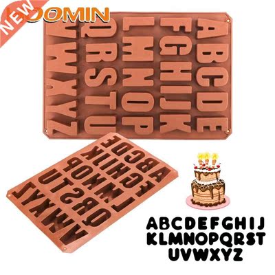 HOOMIN 26 Holes Fondant Mold Cake Decorating Tools Letter
