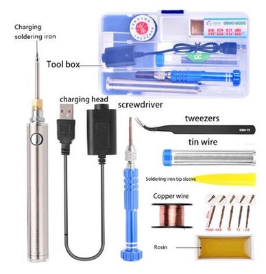 Mini portable Battery Soldering Iron with USB Welding Tools