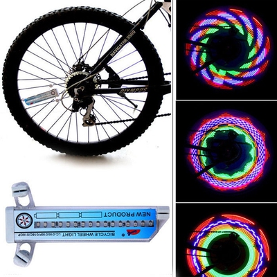 Bicycle Wheel Spoke Light Colorful Cycling Bike Motorcycle L