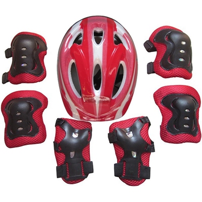 7pcs Kid Child Roller Skating Bike Helmet Knee Wrist Guard E