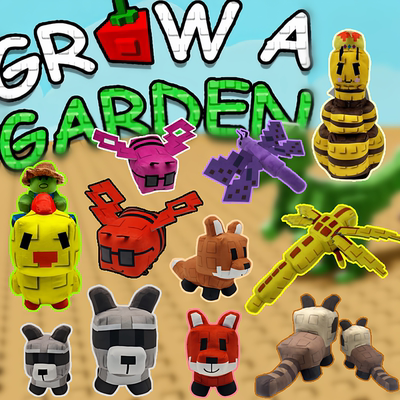 跨境新品Grow A Garden游戏周边Roblox卡通毛绒玩具公仔玩偶娃娃