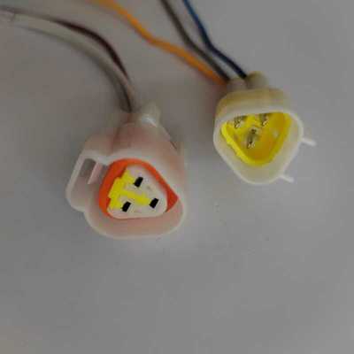 适用红岩新金刚杰狮C100驾驶室叶子板边灯插头翼子板转向灯轮眉灯